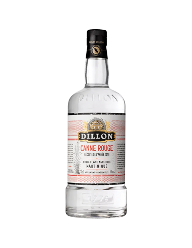 Rhum Dillon blanc - Canne rouge 2019 - Les Rhums du Monde