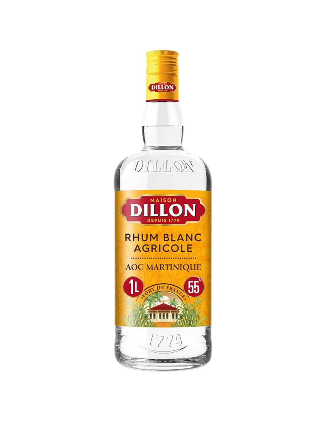 Rhum Dillon - Blanc 55° - Les Rhums du Monde