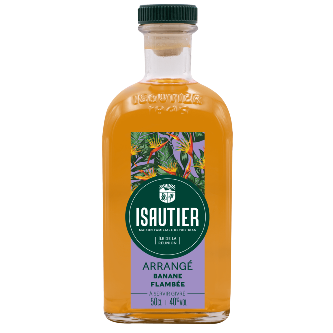 Rhum arrangé Isautier - Banane flambée - Les Rhums du Monde